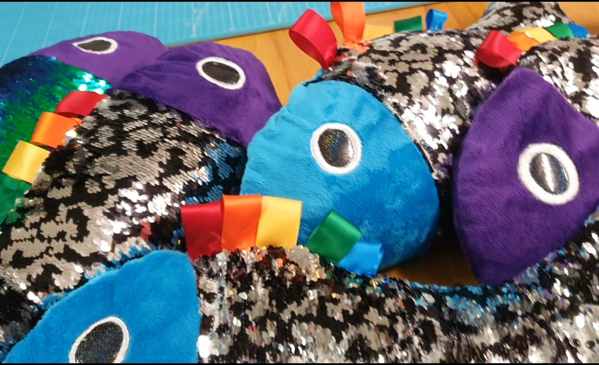 Weighted Lap Fidget Fish - with 2 way Sequins – Tajama Creations ...